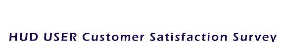 HUD USER Web Survey